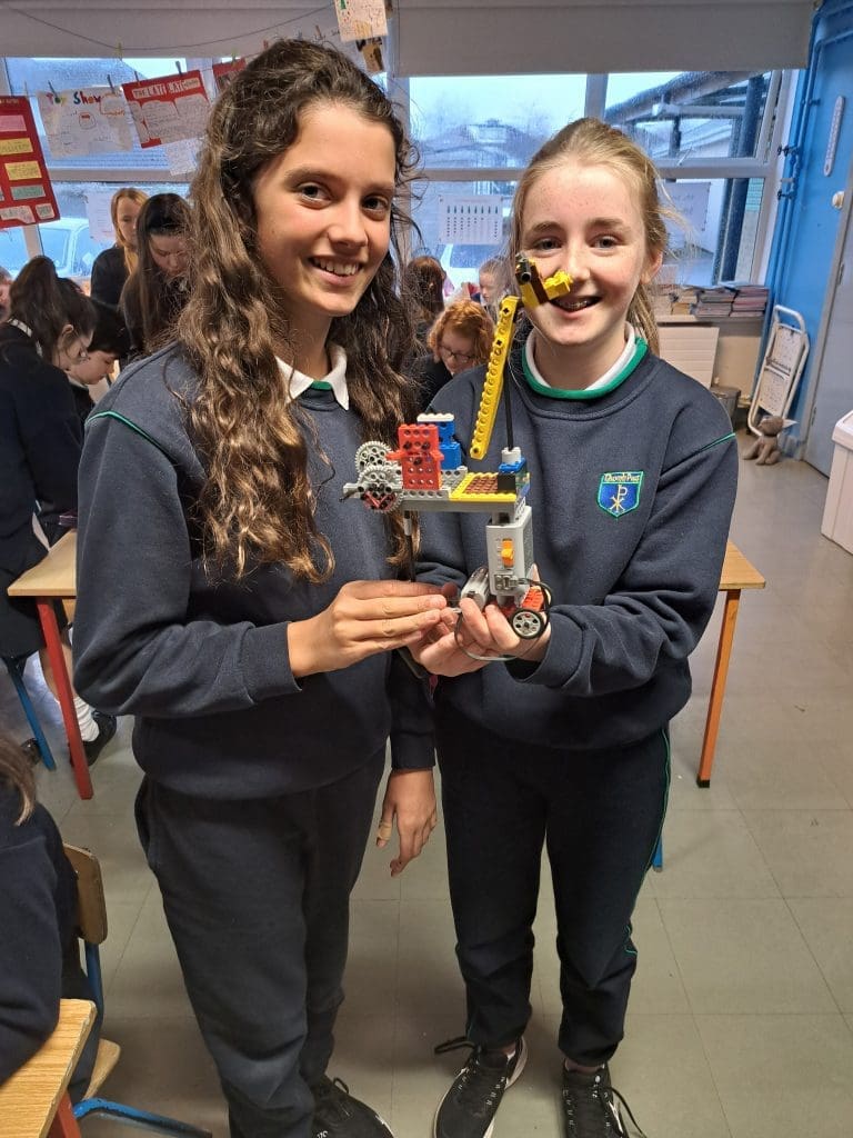 5th class girls get creative and complete the first of five lego ...