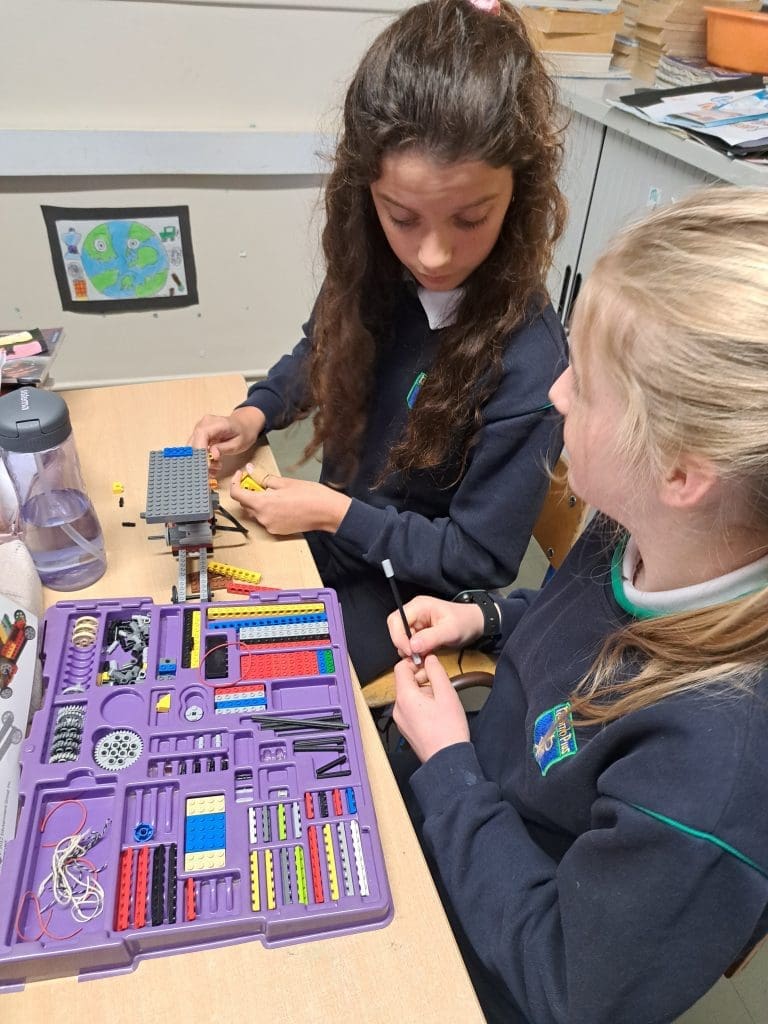 5th class girls get creative and complete the first of five lego ...