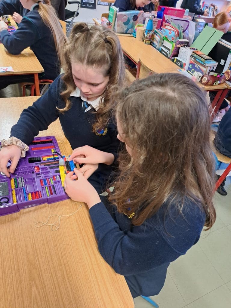 5th class girls get creative and complete the first of five lego ...