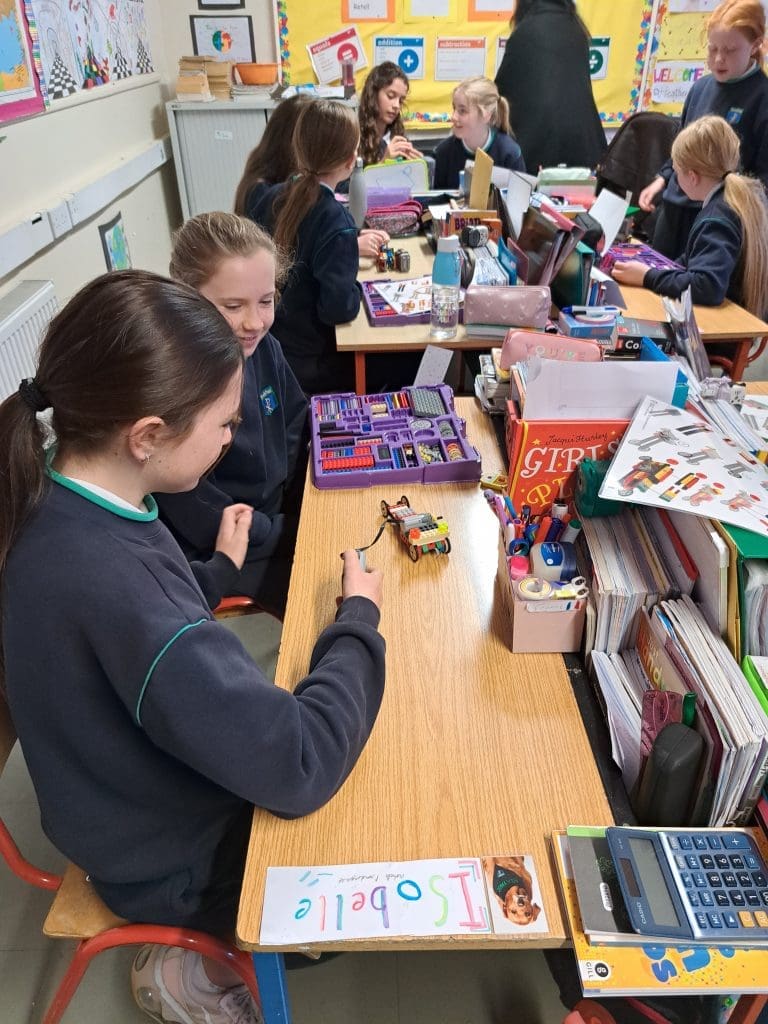 5th class girls get creative and complete the first of five lego ...