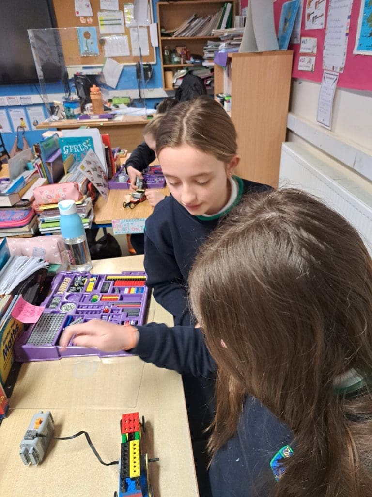 5th class girls get creative and complete the first of five lego ...